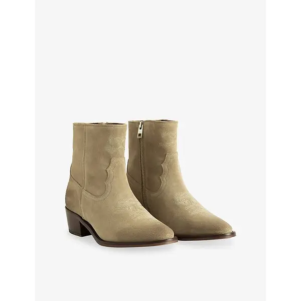 Zadig&Voltaire Tex Low Suede Ankle Boots