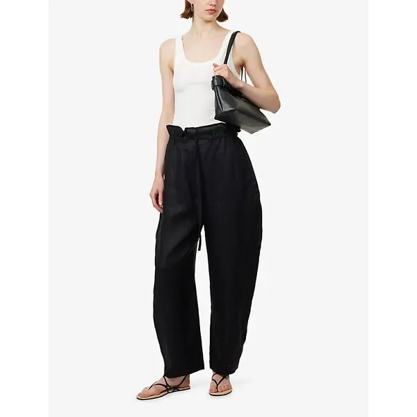 Dissh Blaise Paperbag Linen Trousers