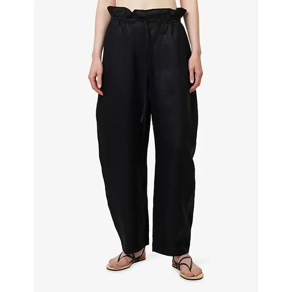 Dissh Blaise Paperbag Linen Trousers