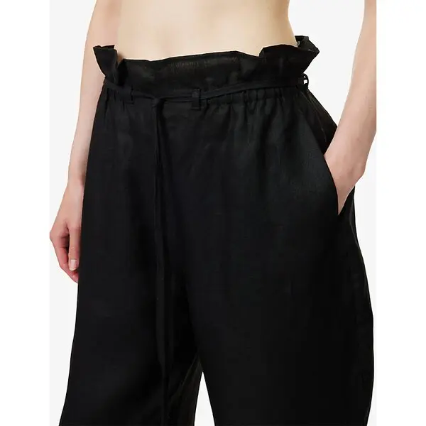 Dissh Blaise Paperbag Linen Trousers