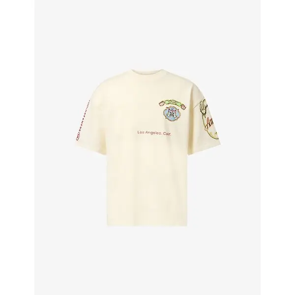 Amiri Vista Skate Graphic Cotton-jersey T-shirt - Ivory