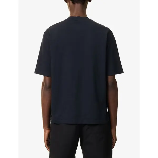 Stone Island Compass Logo-patch Short-sleeve Cotton-jersey T-shirt Xxxl