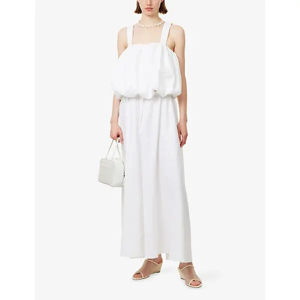 Dissh Ravello High-rise Cotton Midi Skirt