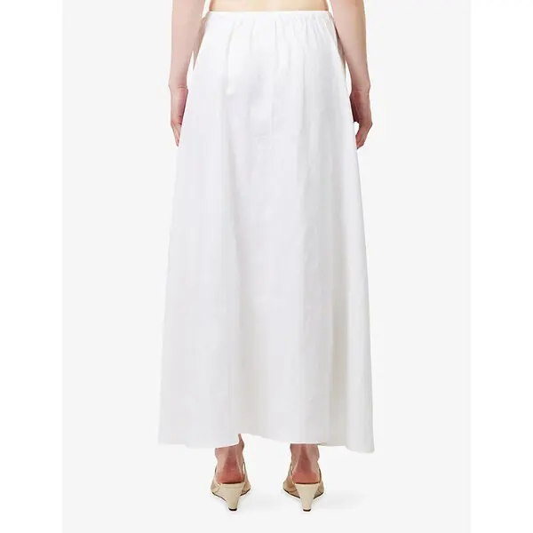 Dissh Ravello High-rise Cotton Midi Skirt