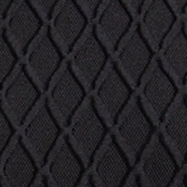 Balmain Geometric Knit Flared Mini Dress