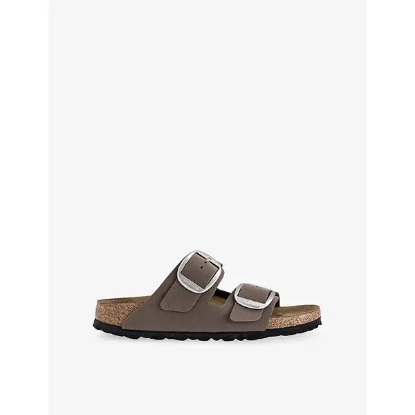 BIRKENSTOCK Arizona Big Buckle Faux-leather Sandals - Mocha Bf