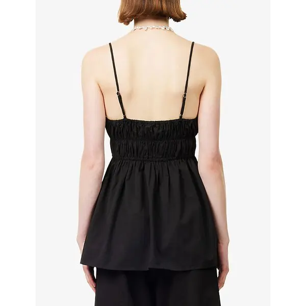 Dissh Zahara Ruched Cotton Top