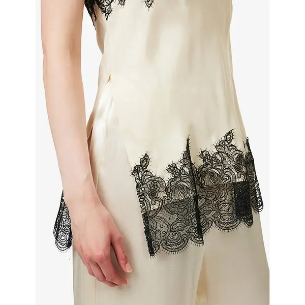 Dissh Mina Lace Woven Top