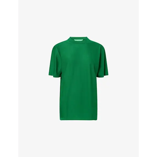 Bottega Veneta Rleaxed-fit Round-neck Cashmere-knit T-shirt - Grass Green