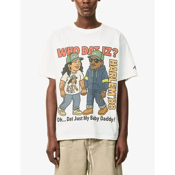AWGE Airbrush Graphic-print Cotton-jersey T-shirt