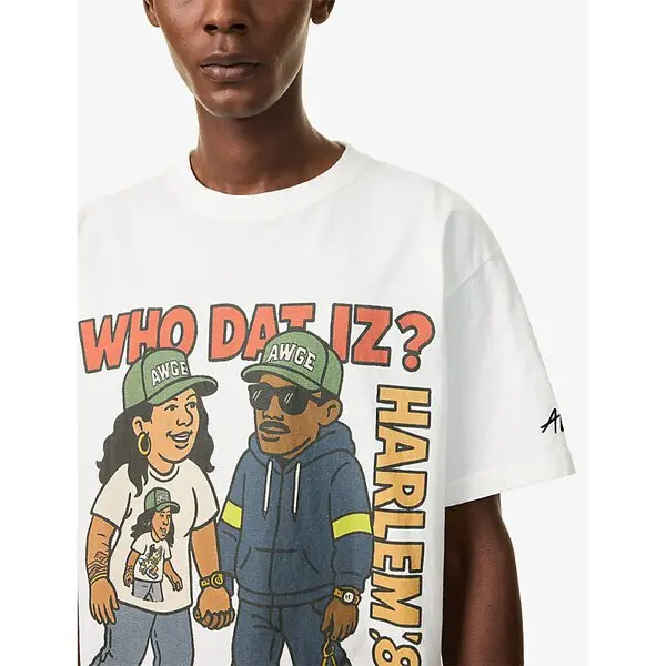 AWGE Airbrush Graphic-print Cotton-jersey T-shirt