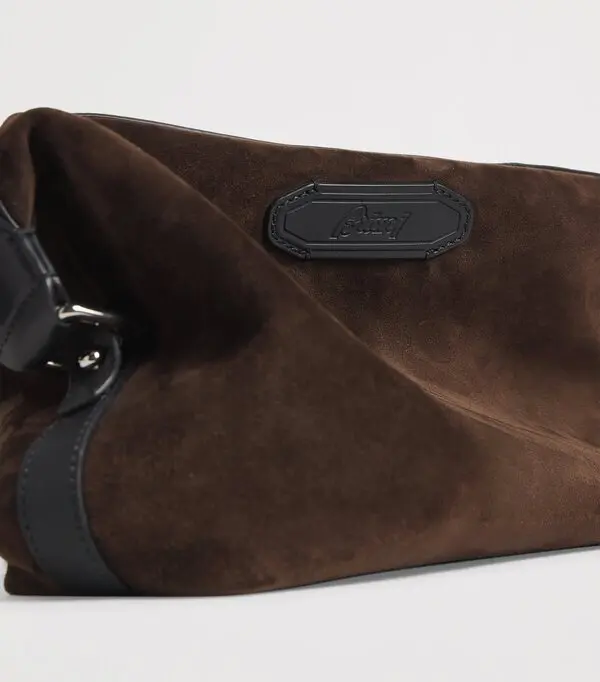 Brioni Cotton Canvas Via Veneto Pouch