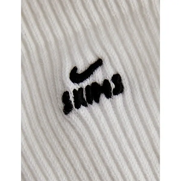 NIKESKIMS Dri-fit Pilates Grip Cotton-blend Crew Socks - Snow