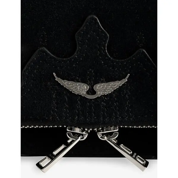 Zadig&Voltaire Rock Nano Mini Suede Western Clutch Bag