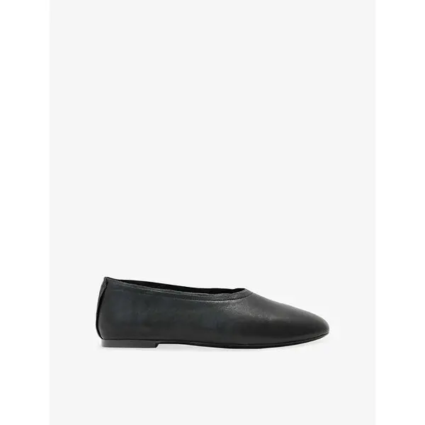 ALLSAINTS Hailee Leather Ballet Flats