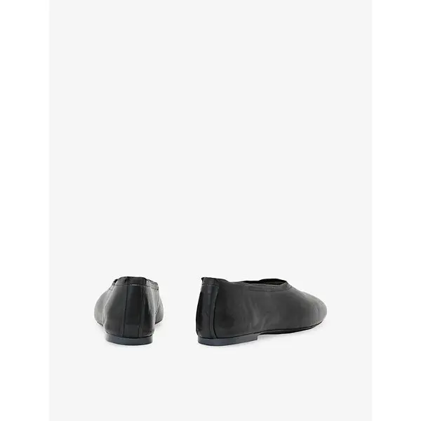 ALLSAINTS Hailee Leather Ballet Flats