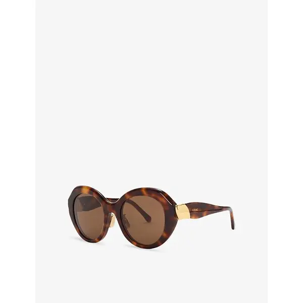 Loewe Coil Butterfly-frame Acetate Sunglasses