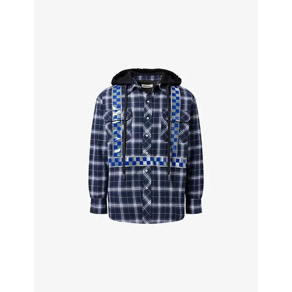 AWGE Workwear Flannel Check Cotton-blend Jacket