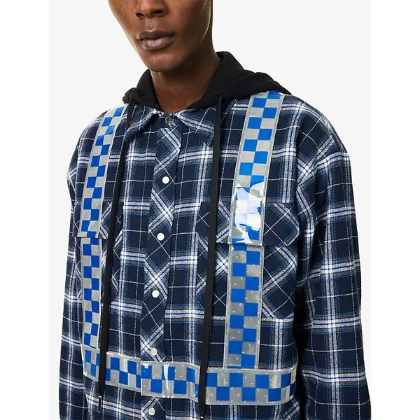 AWGE Workwear Flannel Check Cotton-blend Jacket