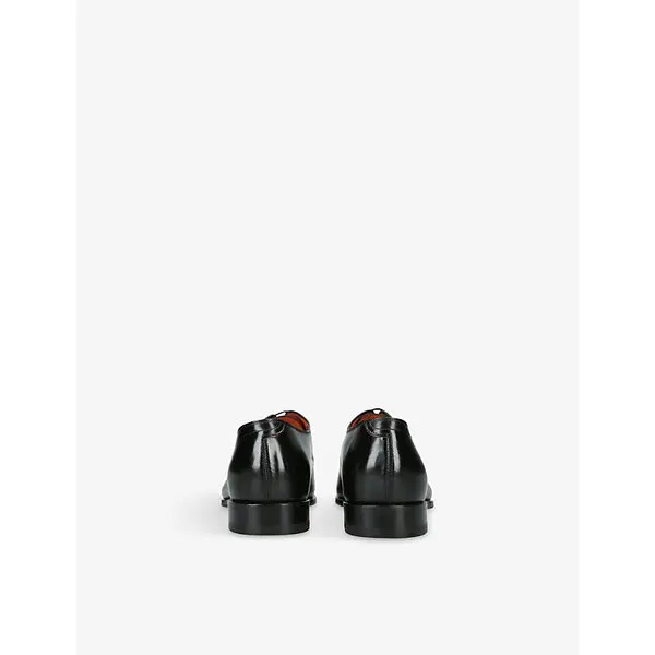 Santoni Adrian Leather Monk Shoes