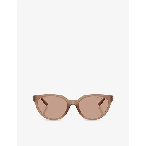 Tiffany & Co. Tf4256d Cat-eye Acetate Sunglasses - Brown