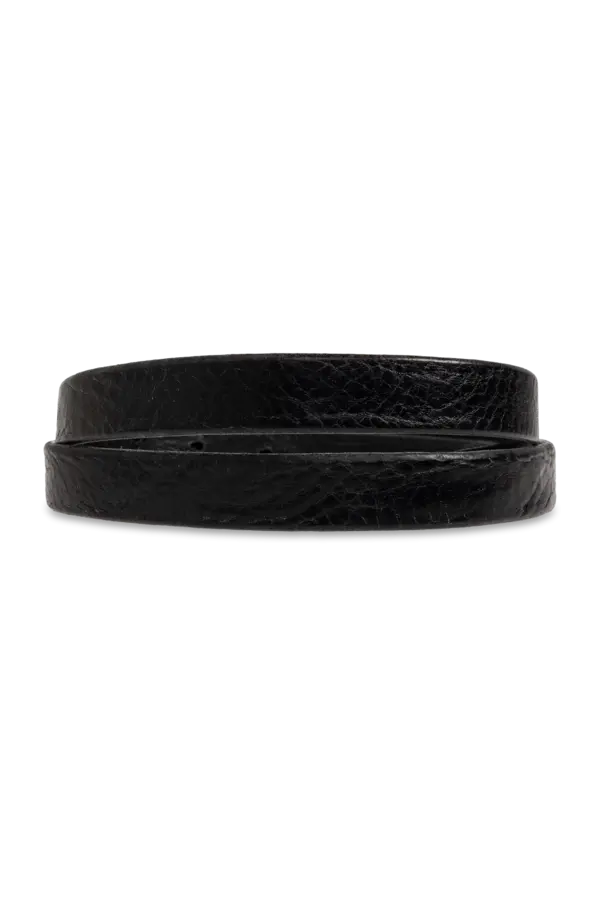 Our Legacy Leather Belt With A Vintage Effect