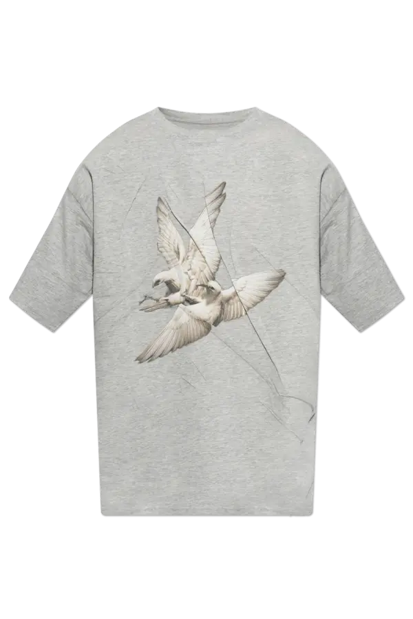 MAISON MARGIELA T-shirt With Print - Grey