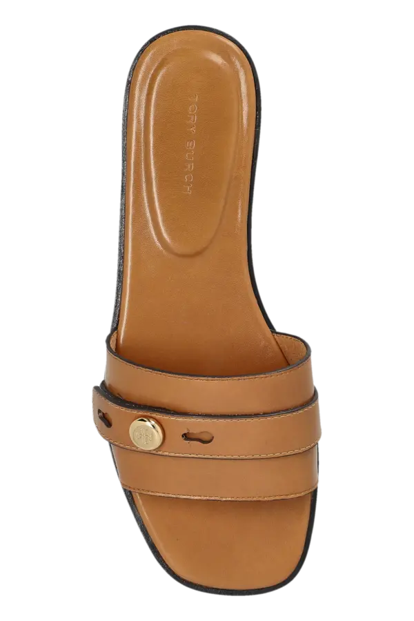 Tory Burch Romy' Leather Slides