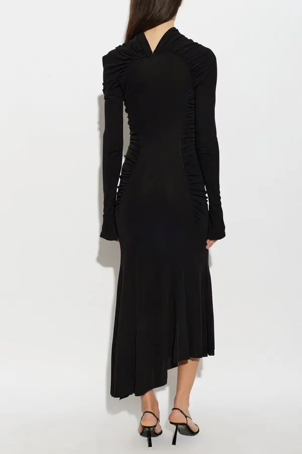 Victoria Beckham Asymmetric Dress With Draping