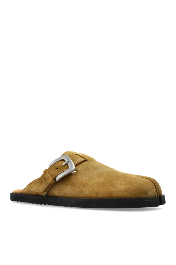 MAISON MARGIELA Suede Mules With ‘tabi’ Cutout