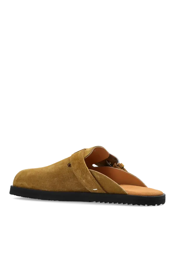 MAISON MARGIELA Suede Mules With ‘tabi’ Cutout
