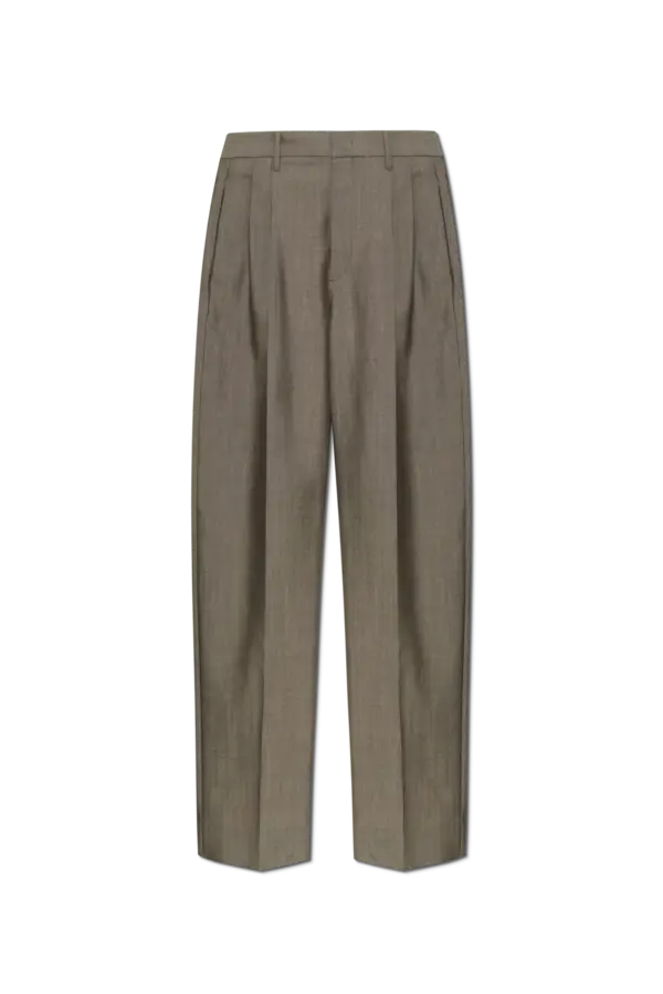 Victoria Beckham Wool Trousers With Pleats