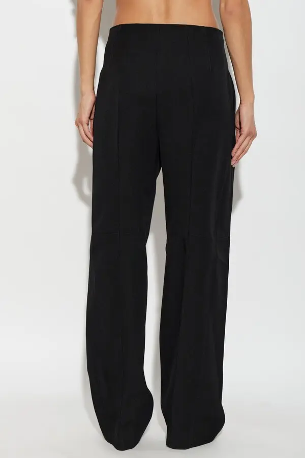 Victoria Beckham Wool Trousers With Pleats
