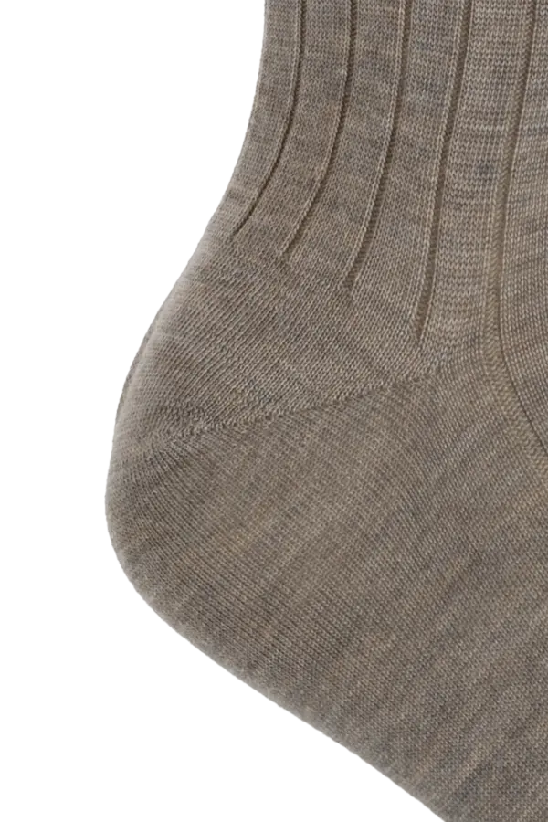 MAISON MARGIELA Wool Socks With Logo Patch