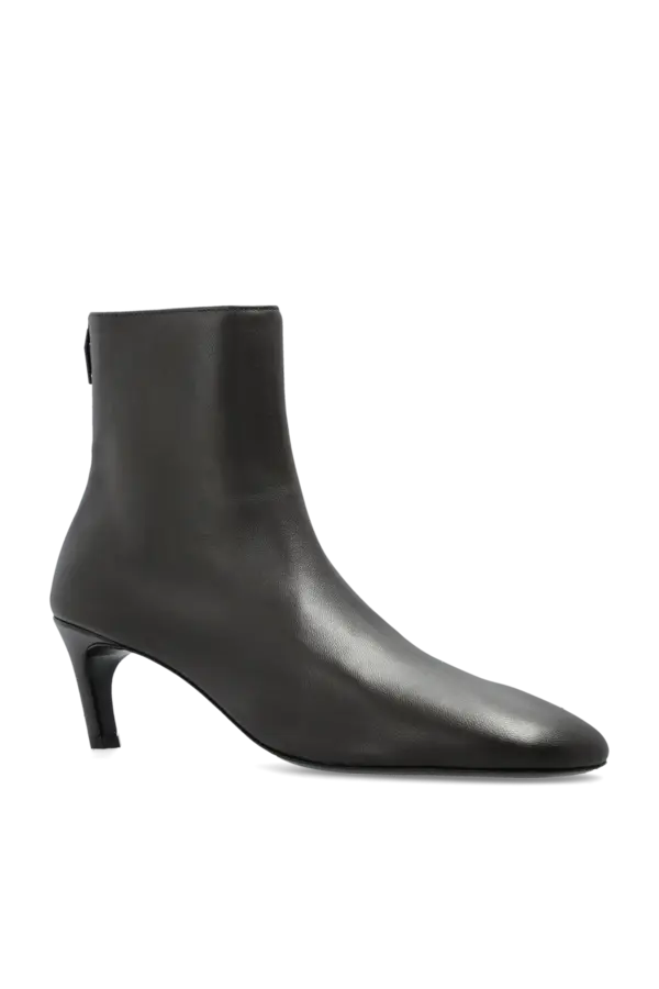 TOTEME Leather Heeled Ankle Boots