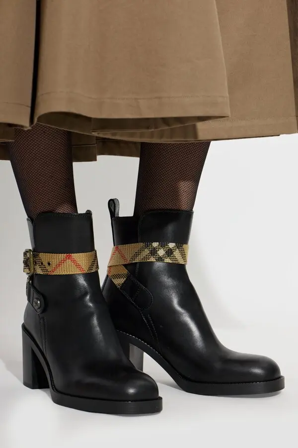 Burberry Huntley’ Heeled Ankle Boots