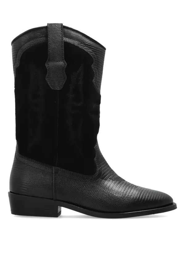 Zadig&Voltaire Tex Western Wild’ Ankle Boots