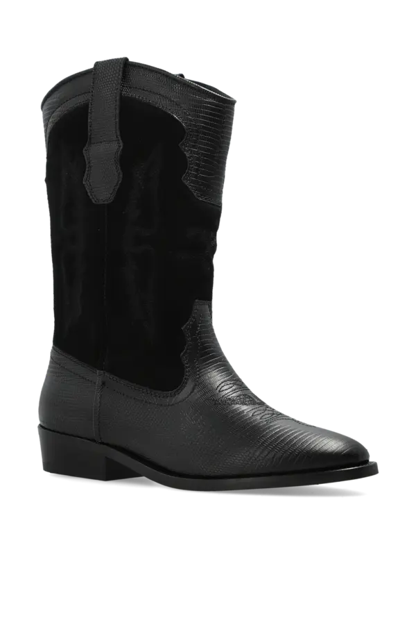 Zadig&Voltaire Tex Western Wild’ Ankle Boots