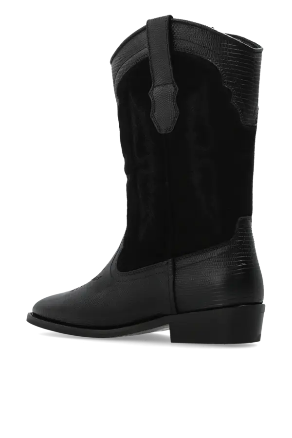 Zadig&Voltaire Tex Western Wild’ Ankle Boots