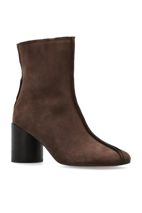 MAISON MARGIELA Suede Heeled Ankle Boots