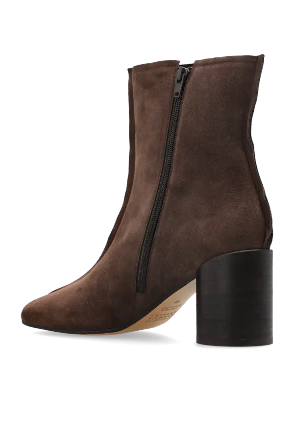MAISON MARGIELA Suede Heeled Ankle Boots