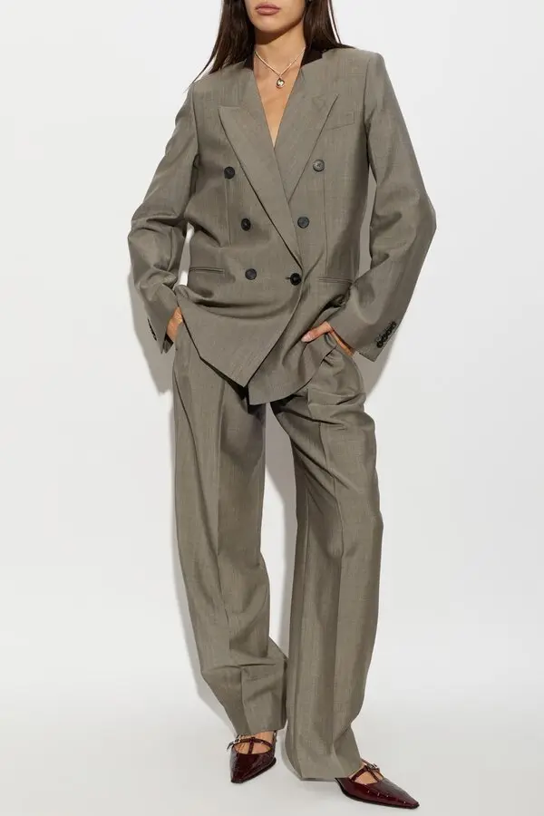 Victoria Beckham Double-breasted Wool Blazer