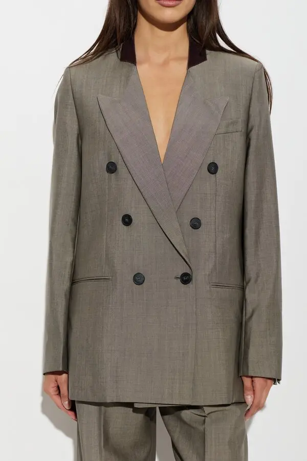 Victoria Beckham Double-breasted Wool Blazer