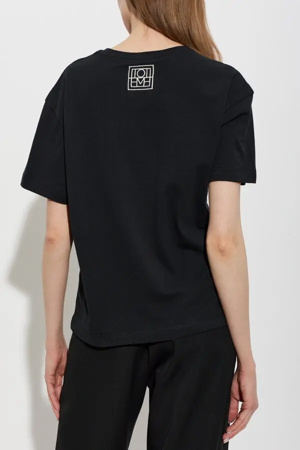 TOTEME T-shirt With Embroidered Logo