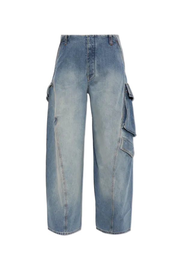 Alaïa Cargo’ Jeans - Blue