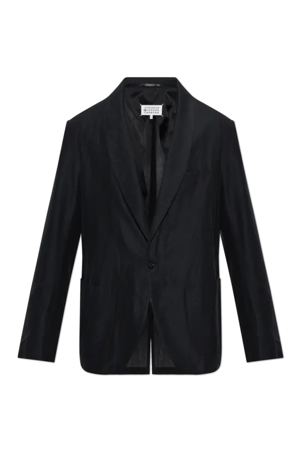 MAISON MARGIELA Blazer With A Single Vent - Black