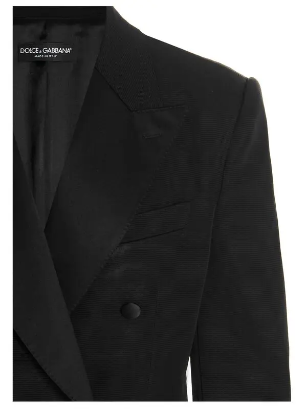 Dolce & Gabbana Padded Shoulders Double-breasted Blazer Jacket