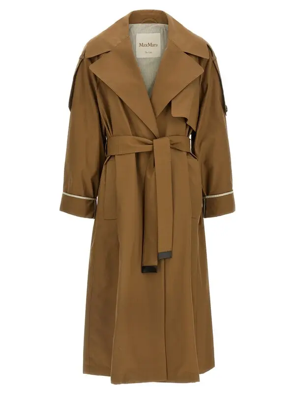 Max Mara Mtcutrench' Trench Coat - Brown