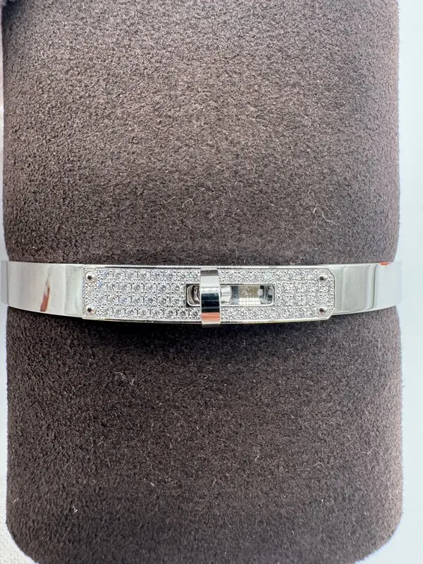 Hermès Kelly Pm Semi Bracelet - Silver