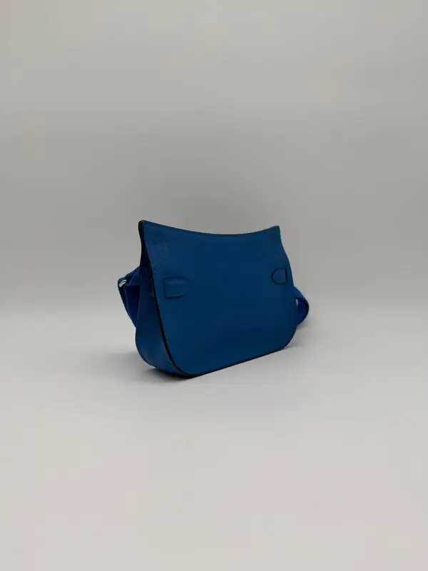 Hermès Jypsiere Evercolor Palladium Hardware Bag - Blue